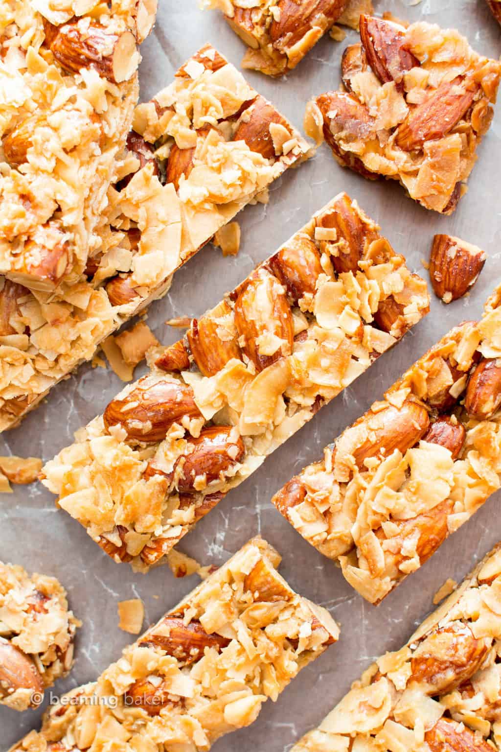 3 Ingredient Kind Bars Recipe – Almond Coconut - Beaming Baker