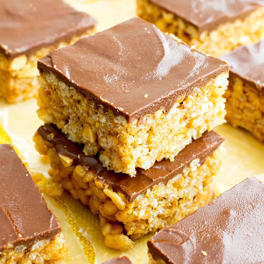 Chocolate Peanut Butter Rice Crispy Treats Vegan Gluten Free Dairy Chocolate Peanut Butter Rice Crispy Treats Vegan Gluten Free Dairy