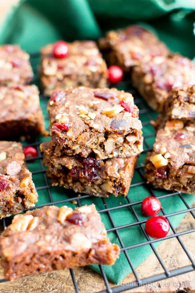 Gingerbread Oatmeal Homemade Breakfast Bars Vegan Gluten Free Dairy gingerbread-oatmeal-homemade-breakfast-bars-vegan-gluten-free-dairy