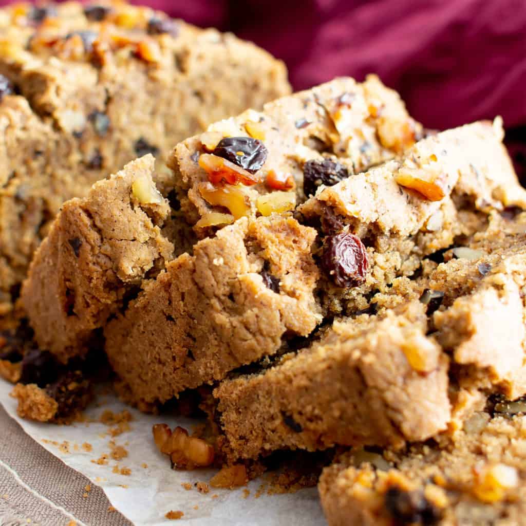 Vegan Cinnamon Raisin Quick Bread Recipe (Gluten Free) - Beaming Baker