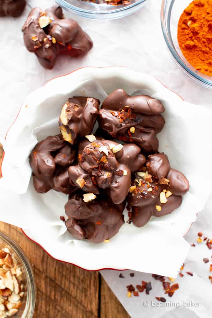 Dark Chocolate Chili Nut Clusters Recipe – Healthy, Homemade & Vegan ...