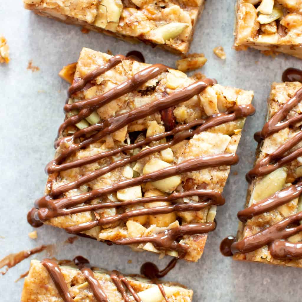 Dark Chocolate Paleo Snack Bars Recipe (Gluten Free, Vegan, Healthy ...
