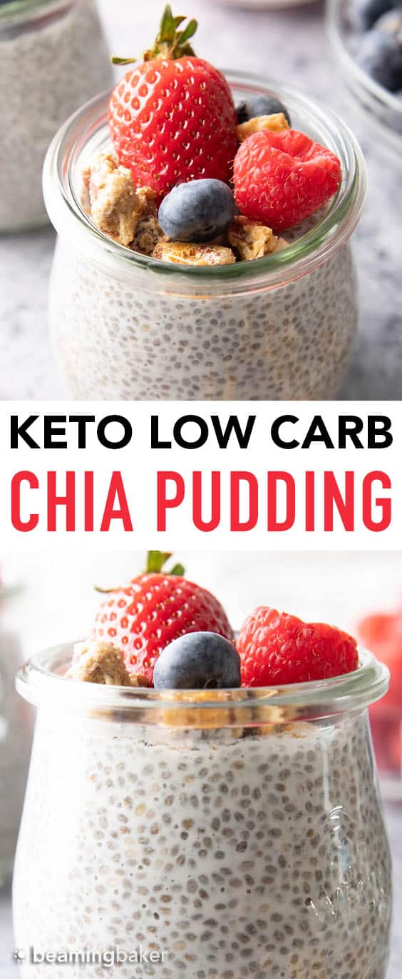 Keto Chia Pudding Recipe (Low Carb) - Beaming Baker Keto Chia Pudding Recipe (Low Carb) - Beaming Baker
