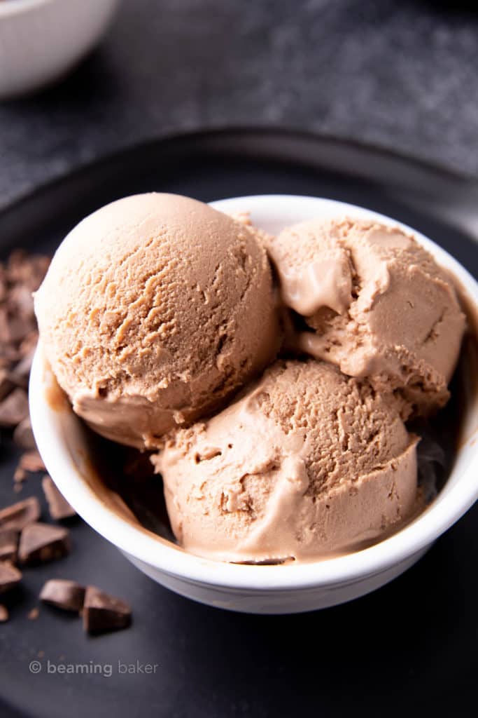 Chocolate Keto Ice Cream Recipe – Homemade! - Beaming Baker