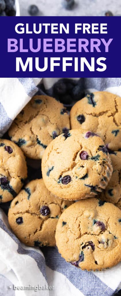 Gluten Free Blueberry Muffins Recipe (Easy!) - Beaming Baker