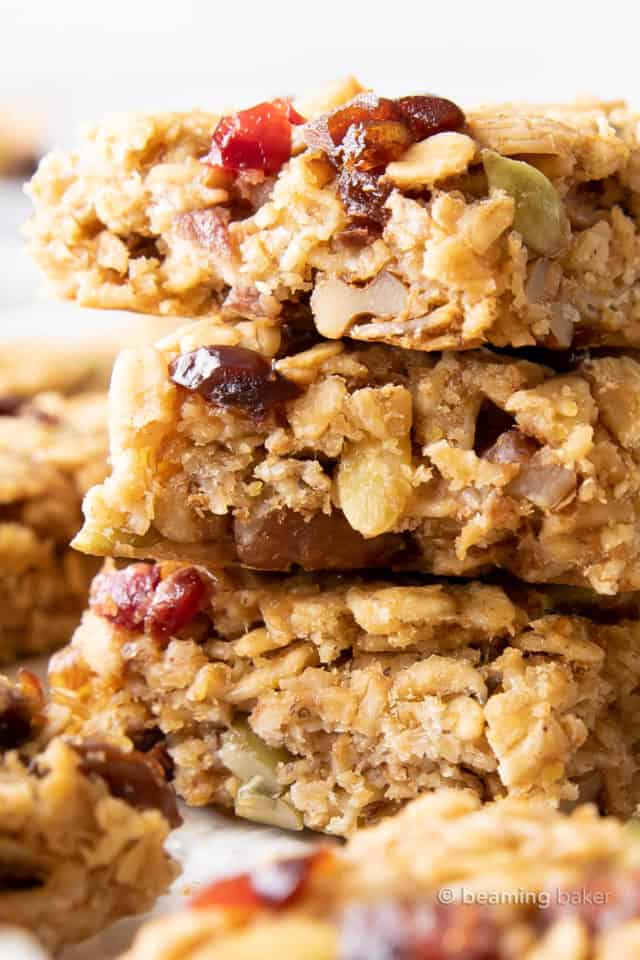 Healthy Breakfast Bars Recipe - Beaming Baker