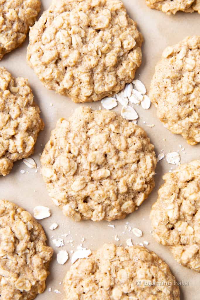 Healthy Oatmeal Cookies - Beaming Baker