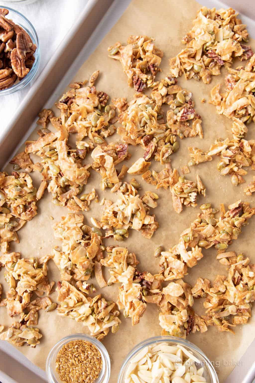 Keto Coconut Clusters - Beaming Baker