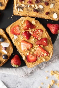 Peanut Butter Toast - 5 Recipes! - Beaming Baker