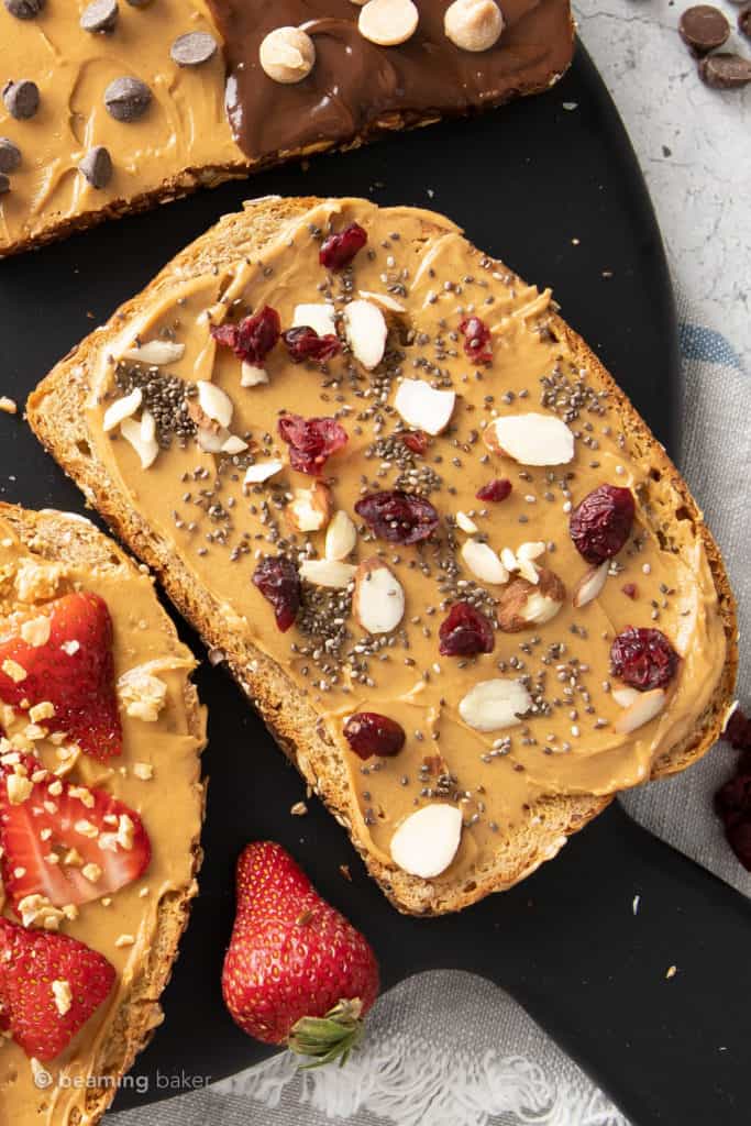 Peanut Butter Toast - 5 Recipes! - Beaming Baker