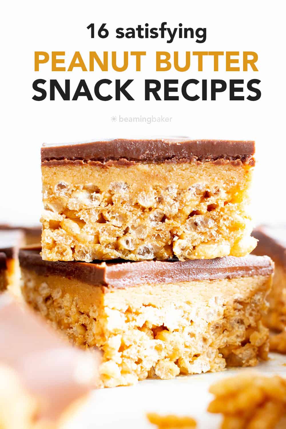 16 Satisfying Snacks with Peanut Butter - Beaming Baker