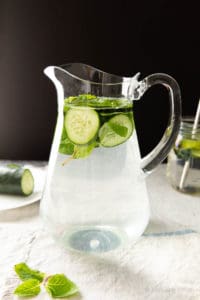 Cucumber Water Recipe - Beaming Baker