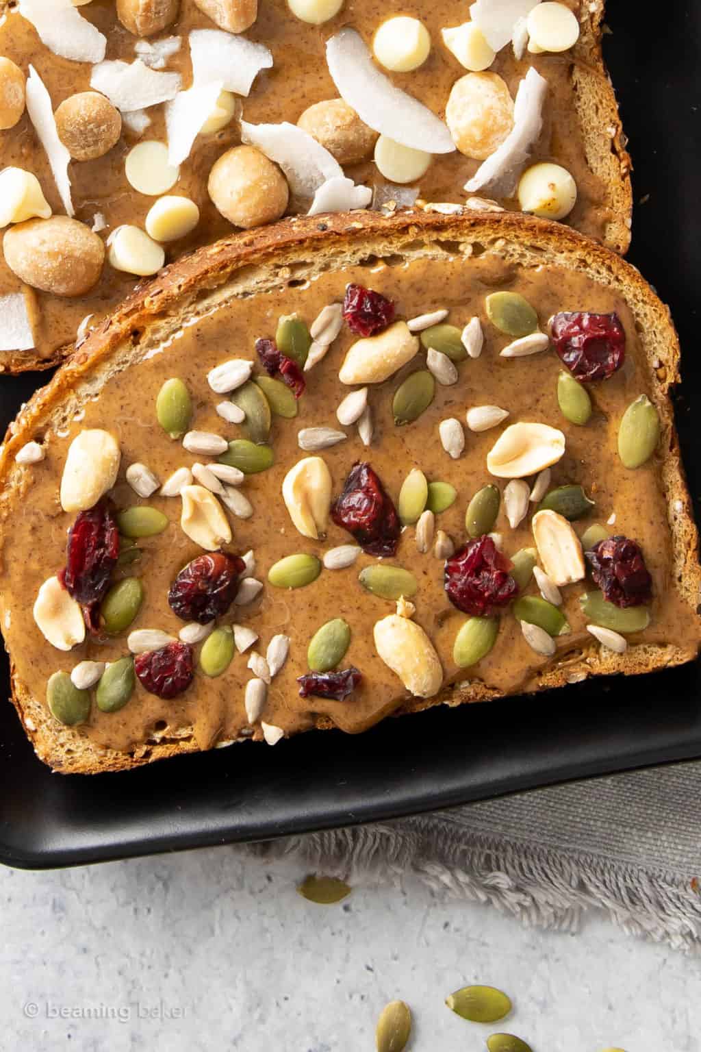 Almond Butter Toast - 4 Ideas! - Beaming Baker