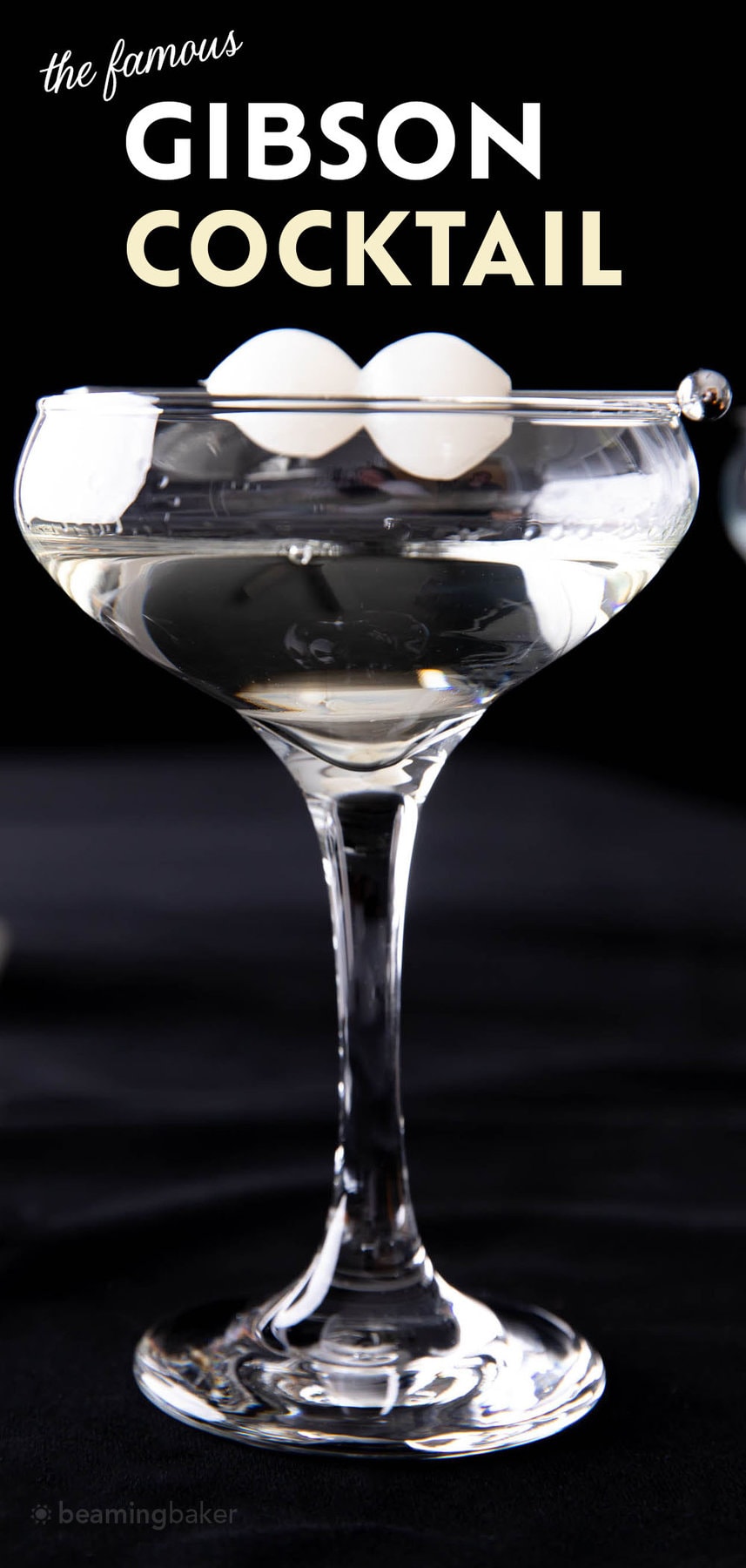 Gibson Cocktail Recipe - Beaming Baker