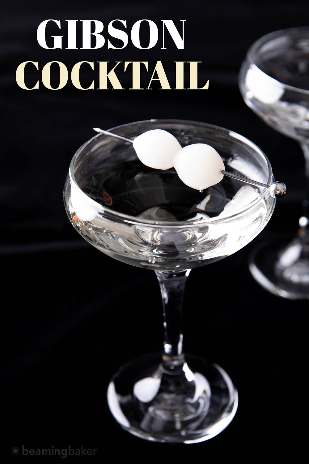 Gibson Cocktail Recipe - Beaming Baker