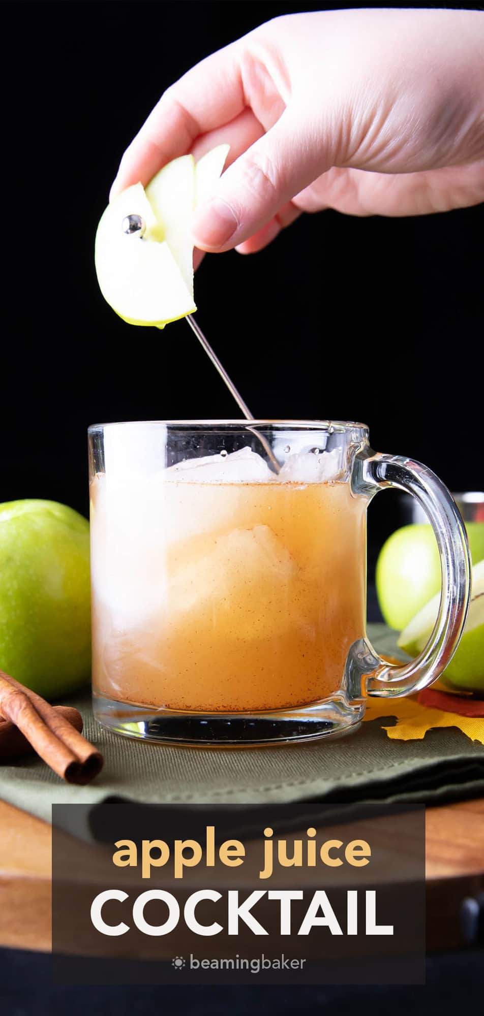 Apple Juice Cocktail - Beaming Baker