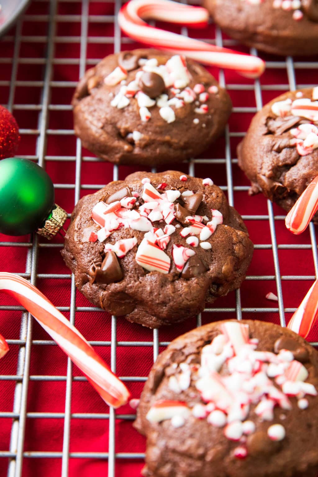 Easy Chocolate Peppermint Cookies - Beaming Baker