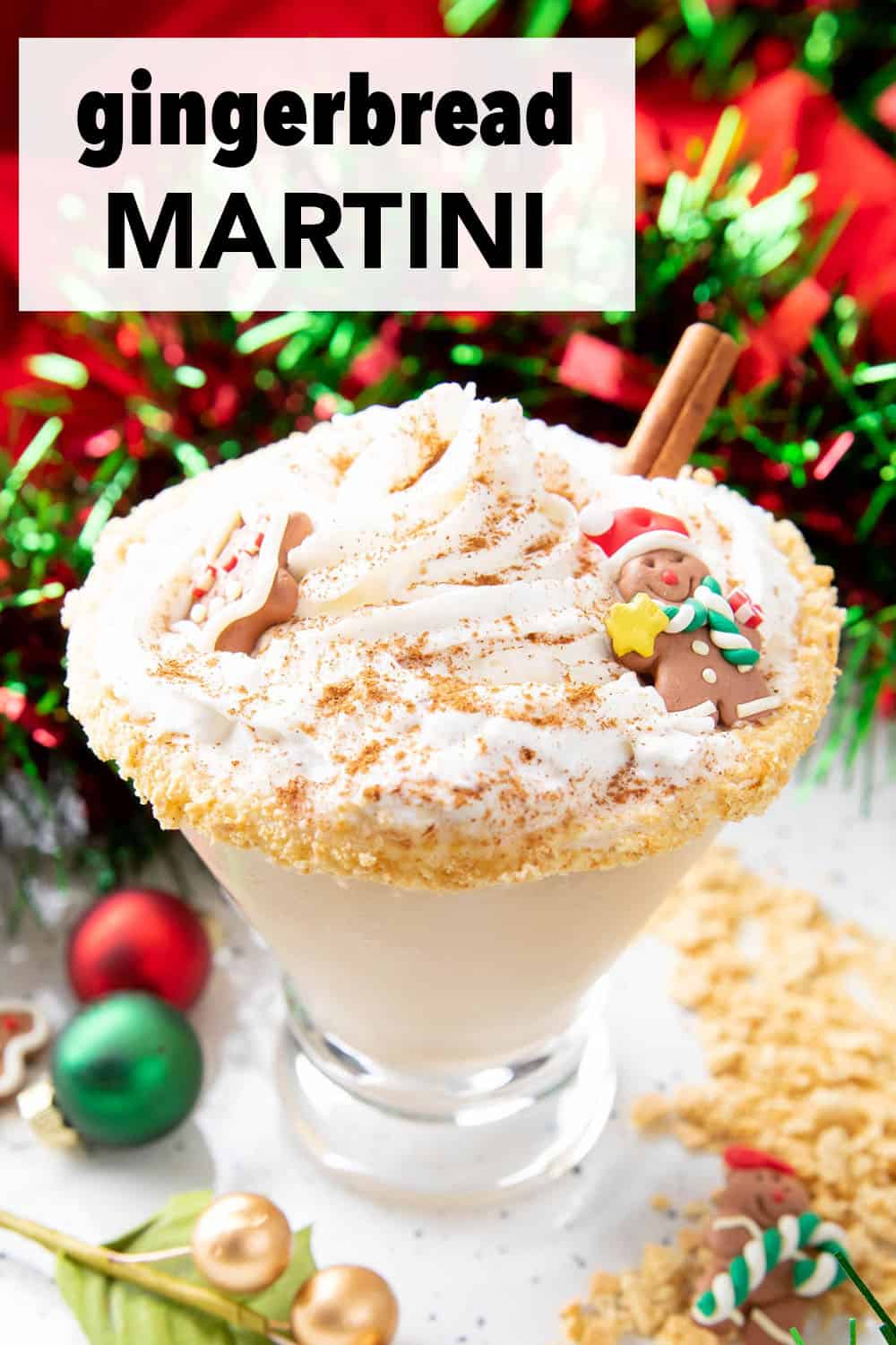 Gingerbread Cookie Martini Recipe - Beaming Baker