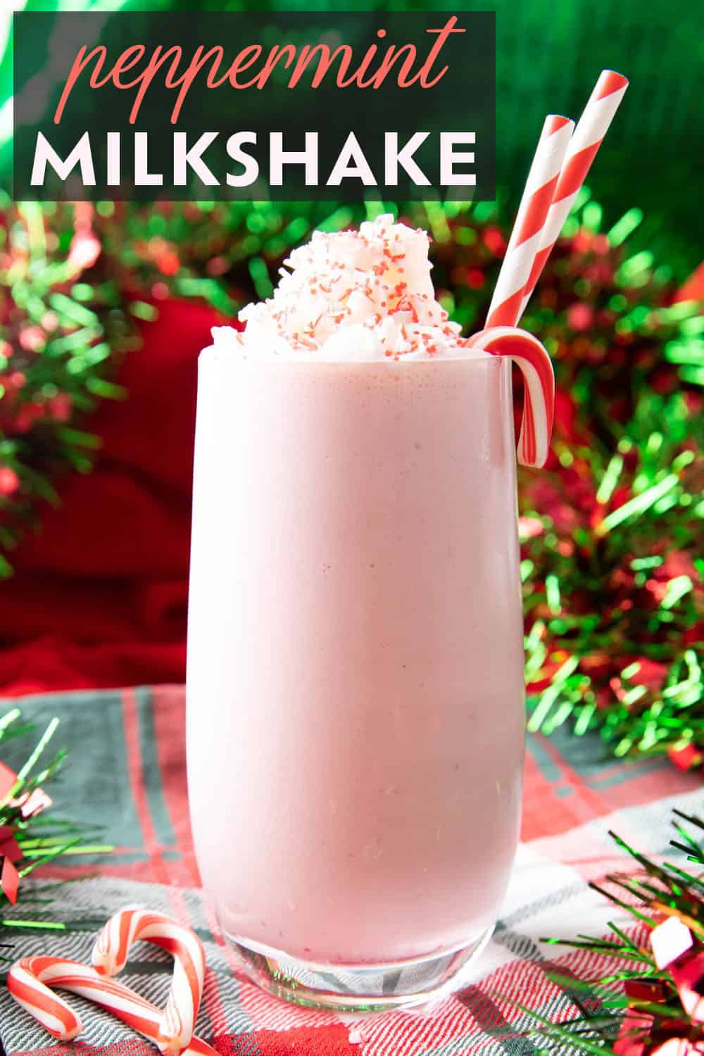 Peppermint Milkshake - Beaming Baker