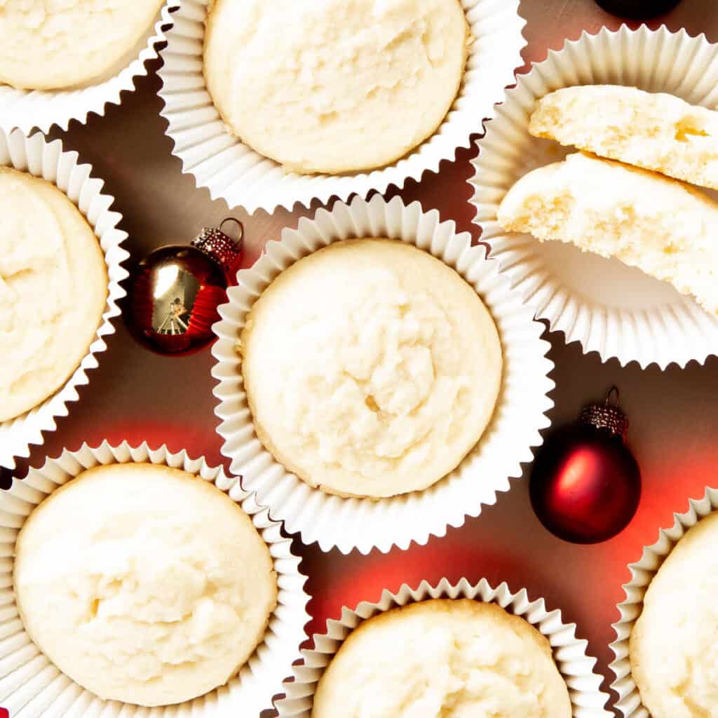 3 Ingredient Whipped Shortbread Cookies {Easy n' Buttery} - Beaming Baker