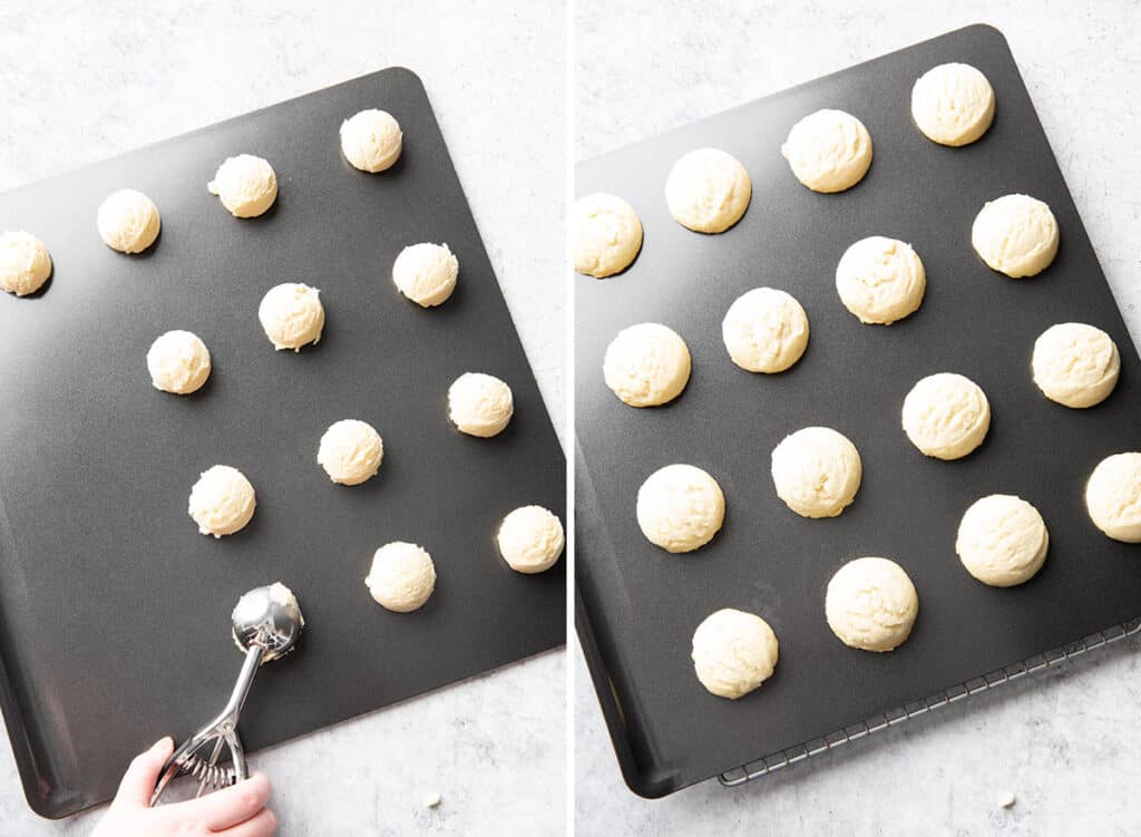 3 Ingredient Whipped Shortbread Cookies {Easy n' Buttery} - Beaming Baker