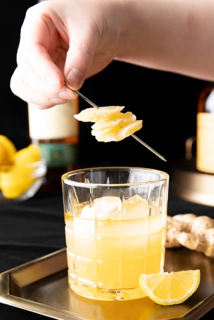 THE Penicillin Cocktail Recipe - Beaming Baker