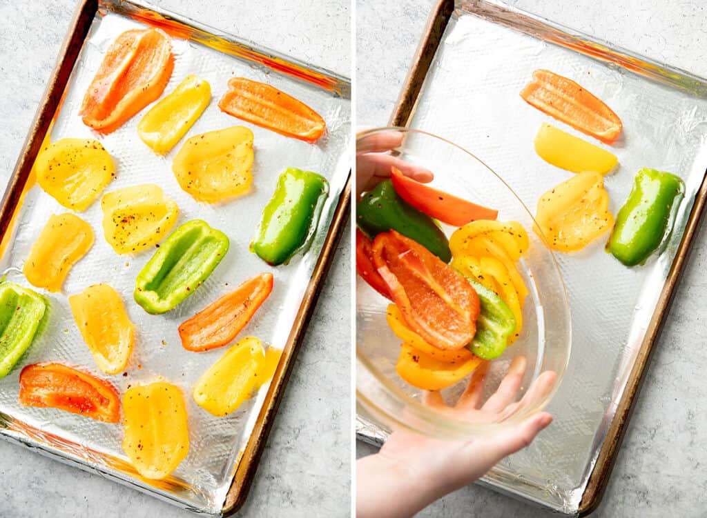Roasted Bell Peppers - Easy & Yummy! - Beaming Baker