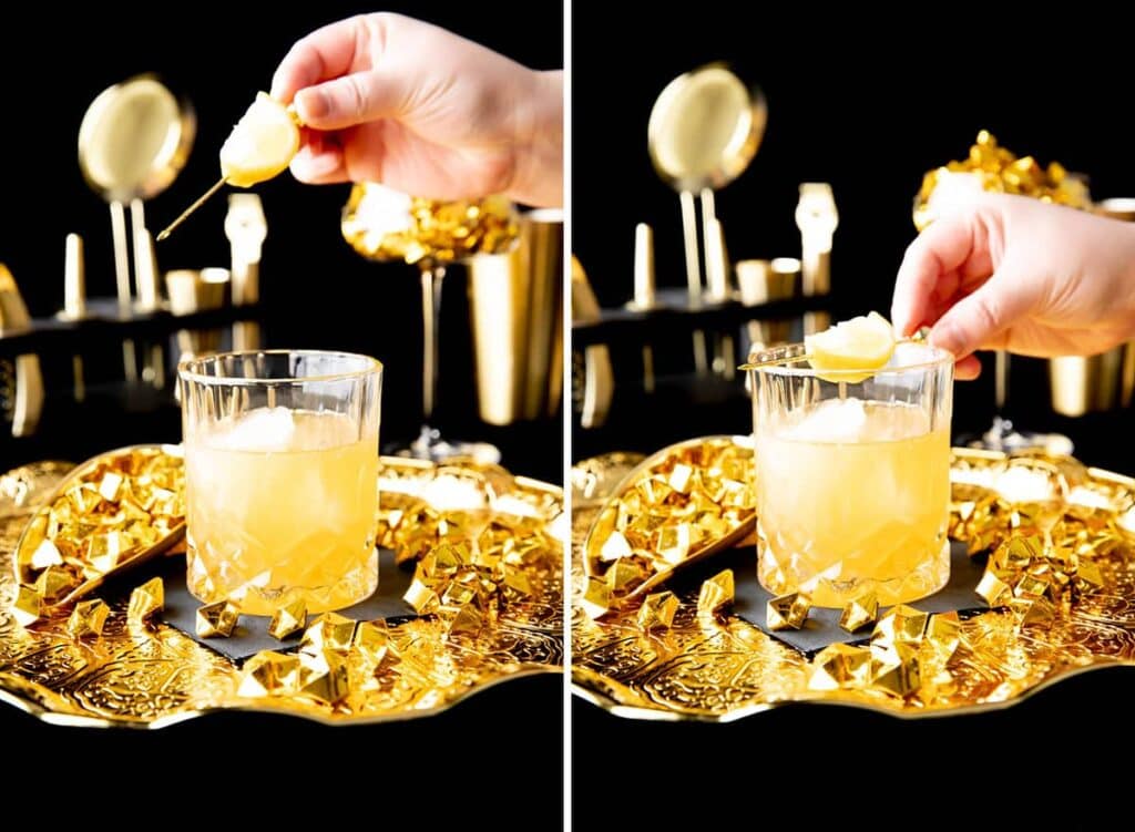 The Gold Rush Cocktail - Beaming Baker