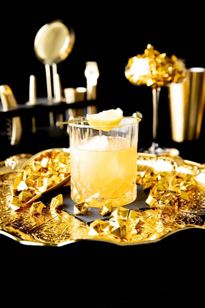 The Gold Rush Cocktail - Beaming Baker