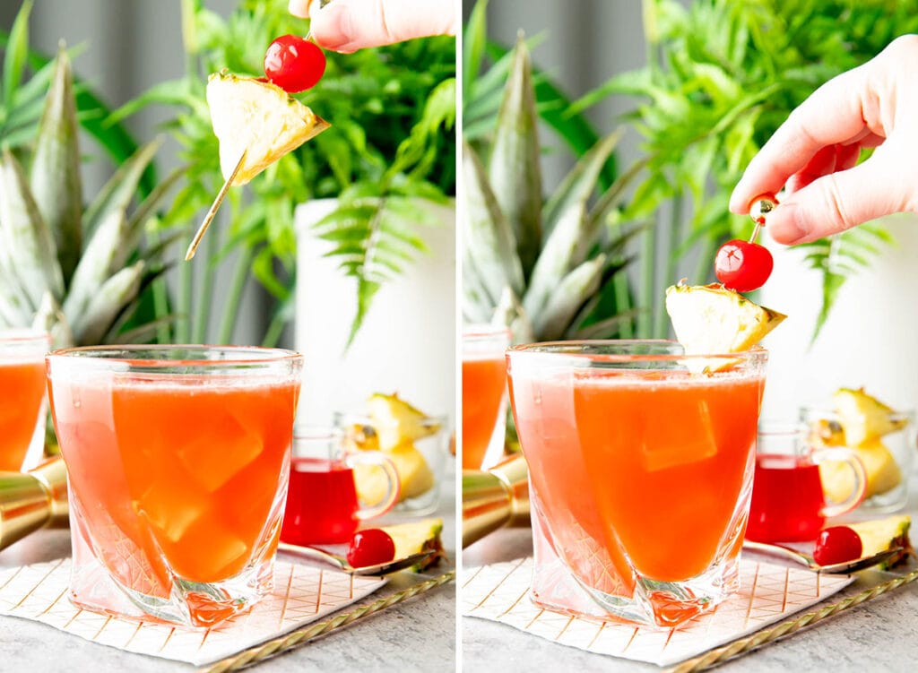 Jungle Bird Cocktail - Beaming Baker