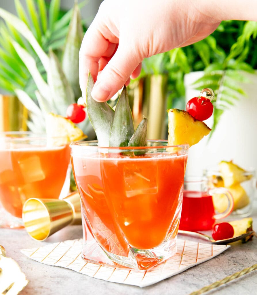 Jungle Bird Cocktail - Beaming Baker