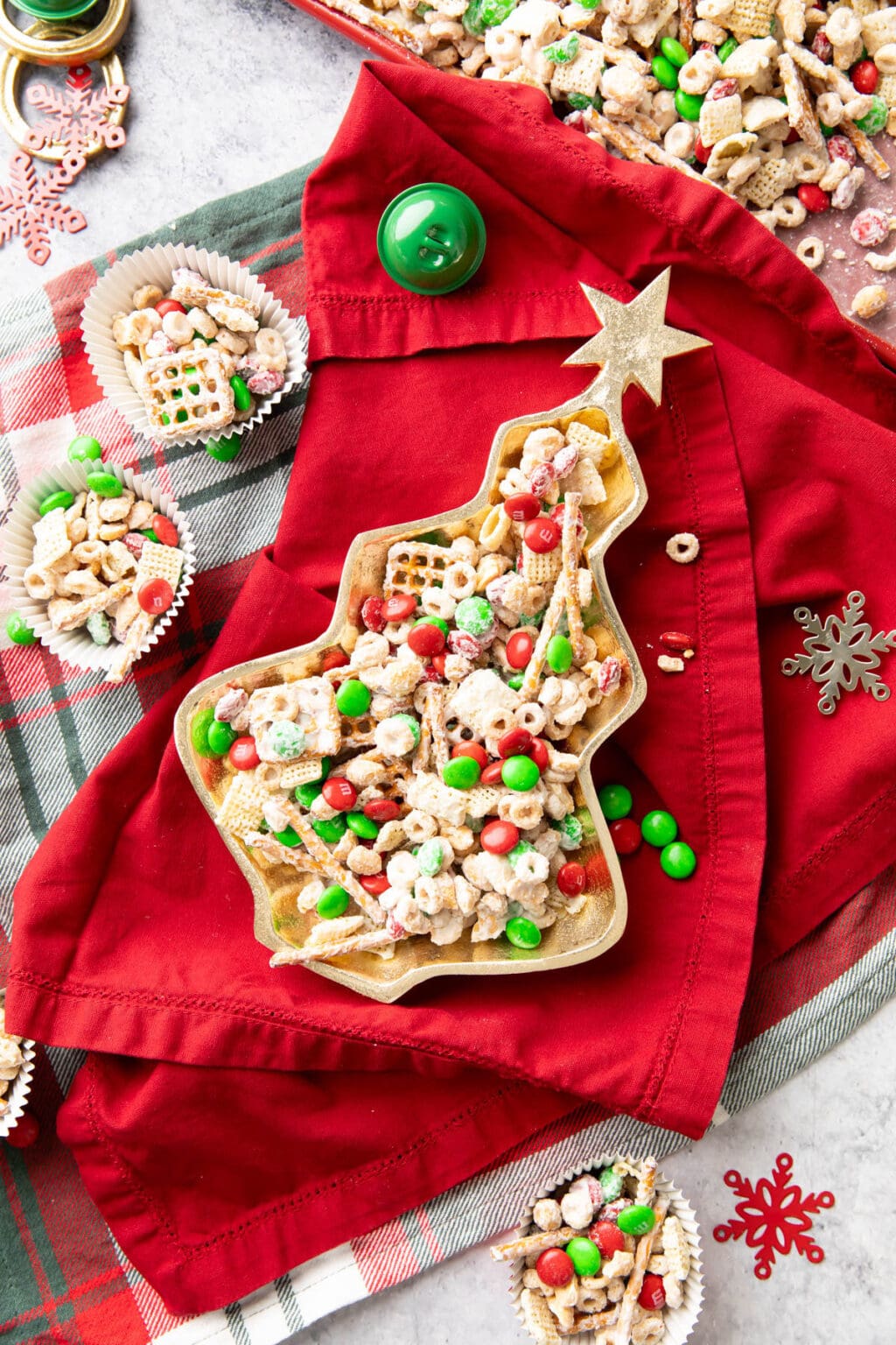Christmas Reindeer Chow - Beaming Baker