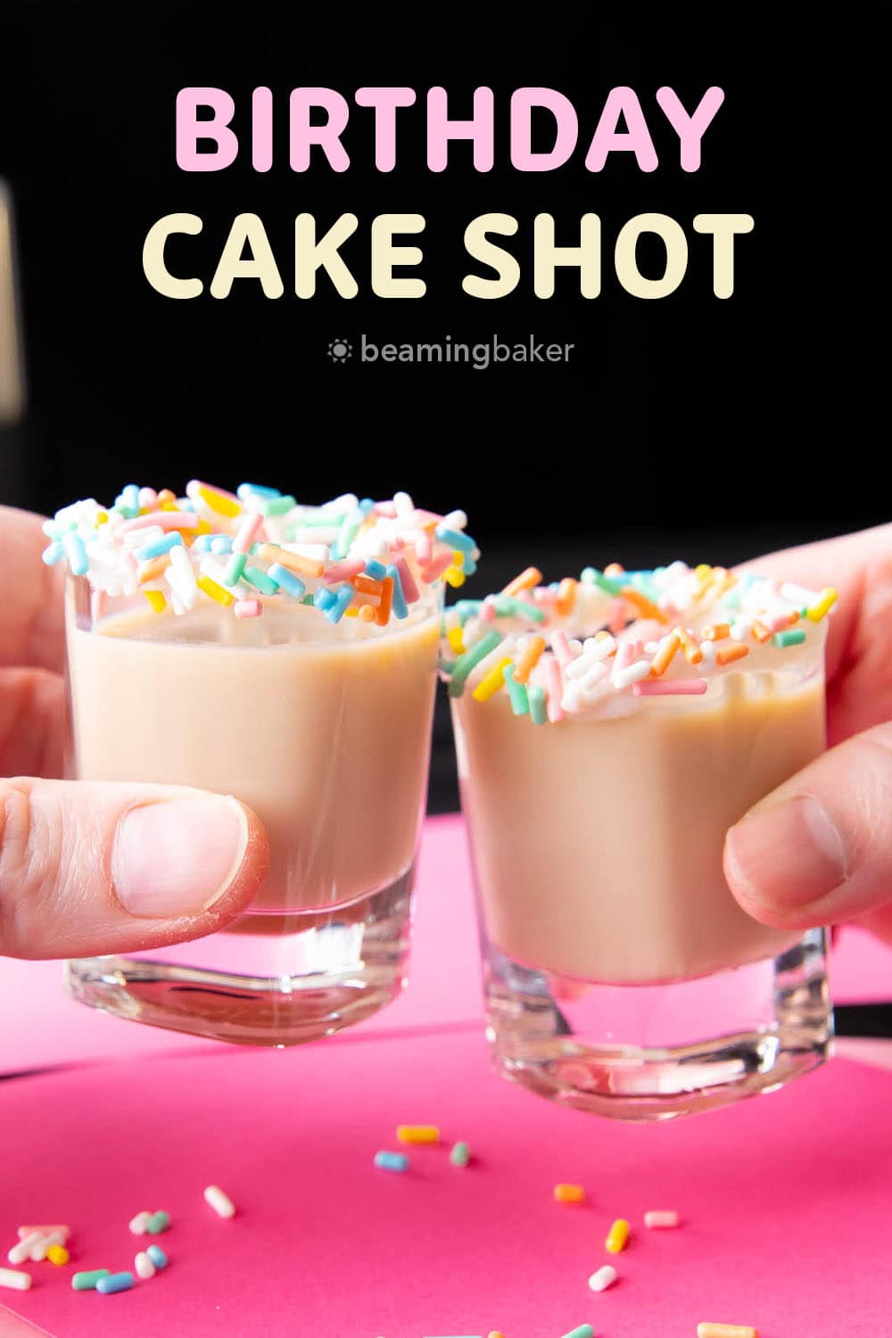 Birthday Cake Shot Recipe - Beaming Baker