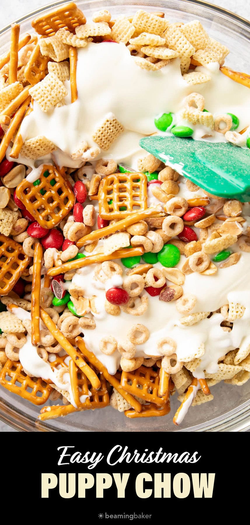 Christmas Reindeer Chow - Beaming Baker