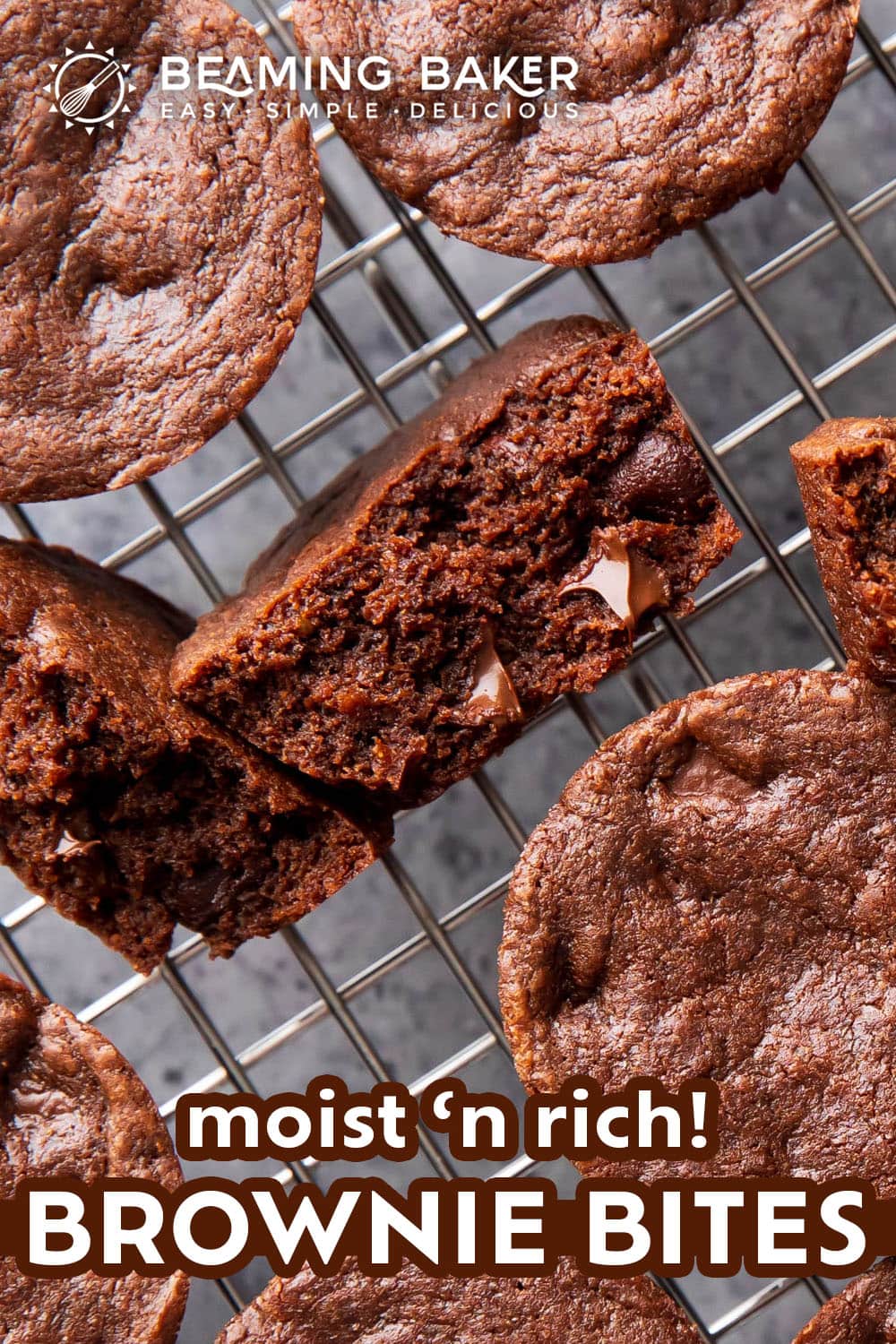 Fudgy Brownie Bites Recipe - Beaming Baker