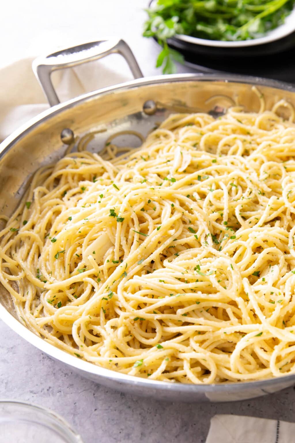 Best Garlic Butter Pasta Recipe - Beaming Baker