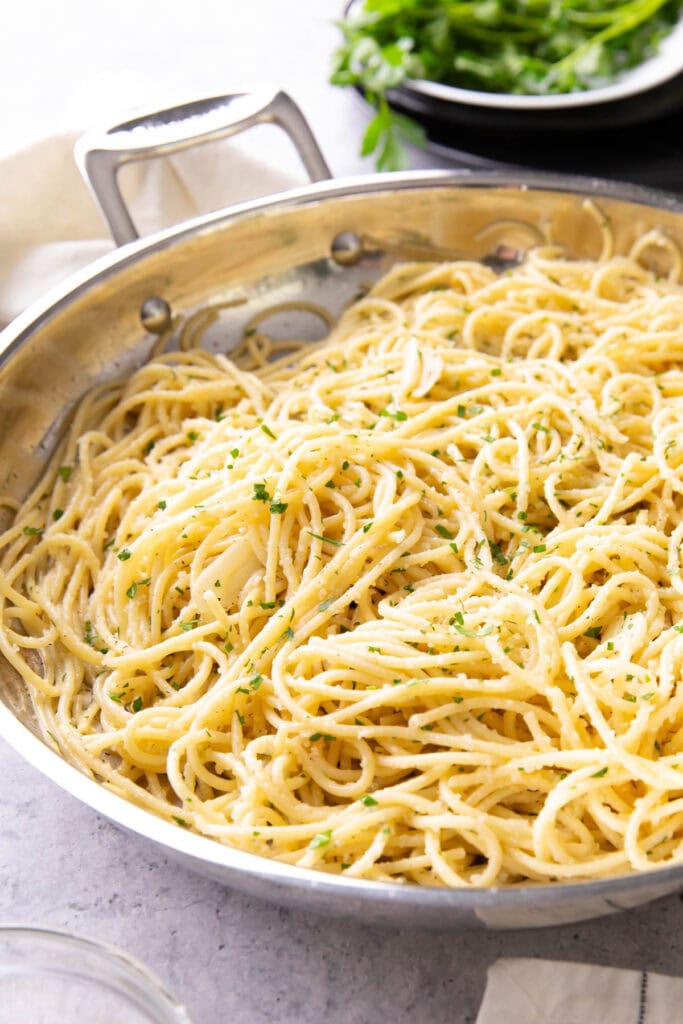 Best Garlic Butter Pasta Recipe - Beaming Baker