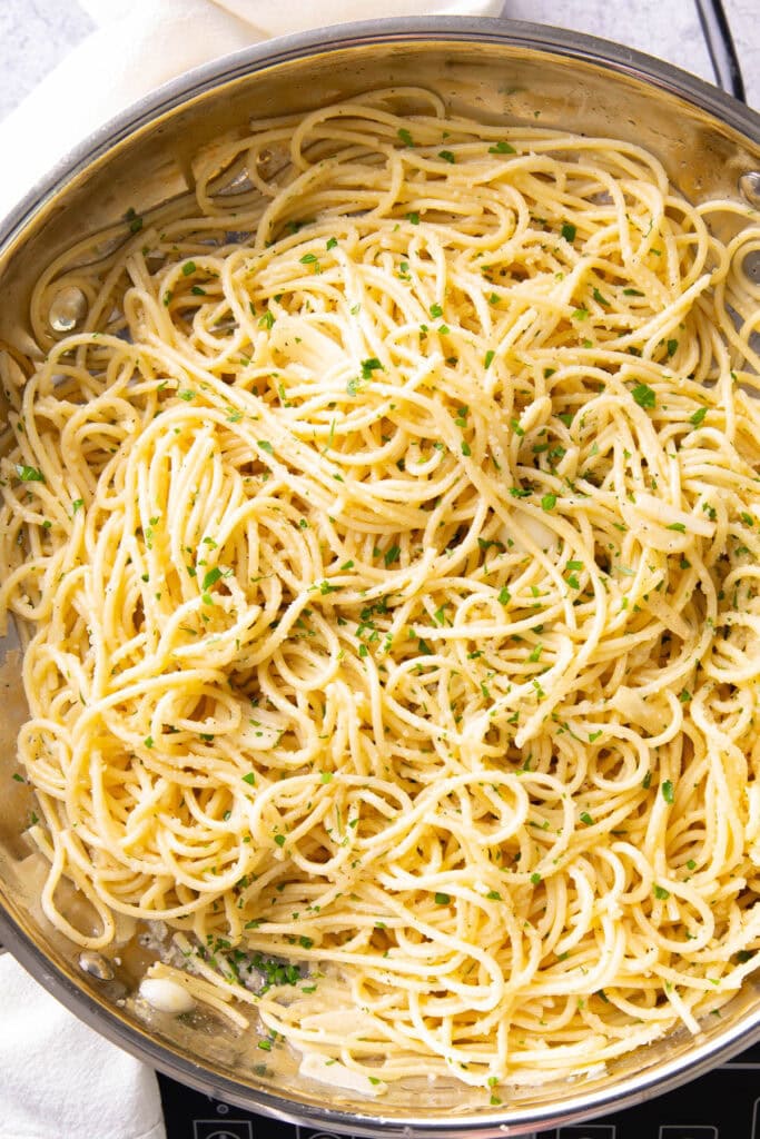 Best Garlic Butter Pasta Recipe - Beaming Baker