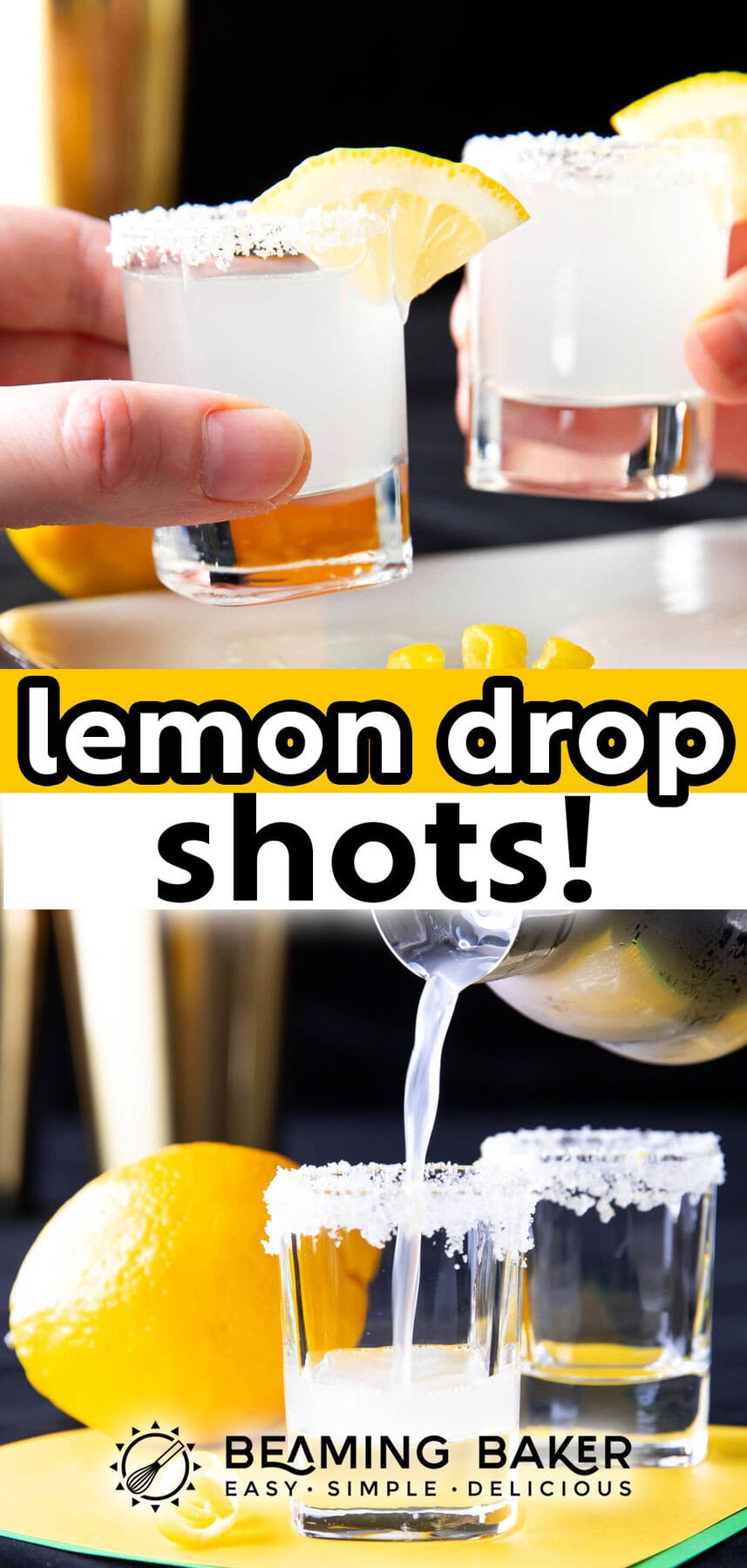 Lemon Drop Shot - Beaming Baker