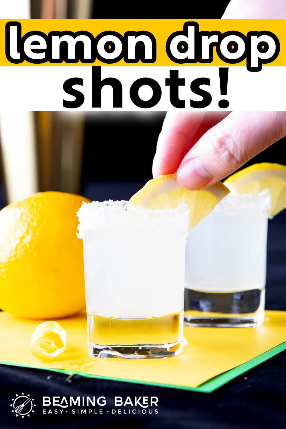 Lemon Drop Shot - Beaming Baker