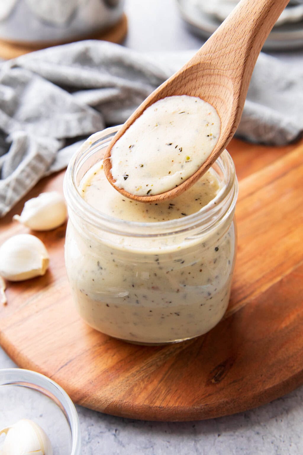 Garlic Parmesan Sauce {Homemade} - Beaming Baker