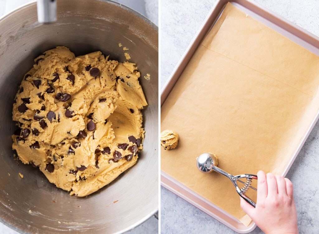 Peanut Butter Chocolate Chip Cookies - Beaming Baker