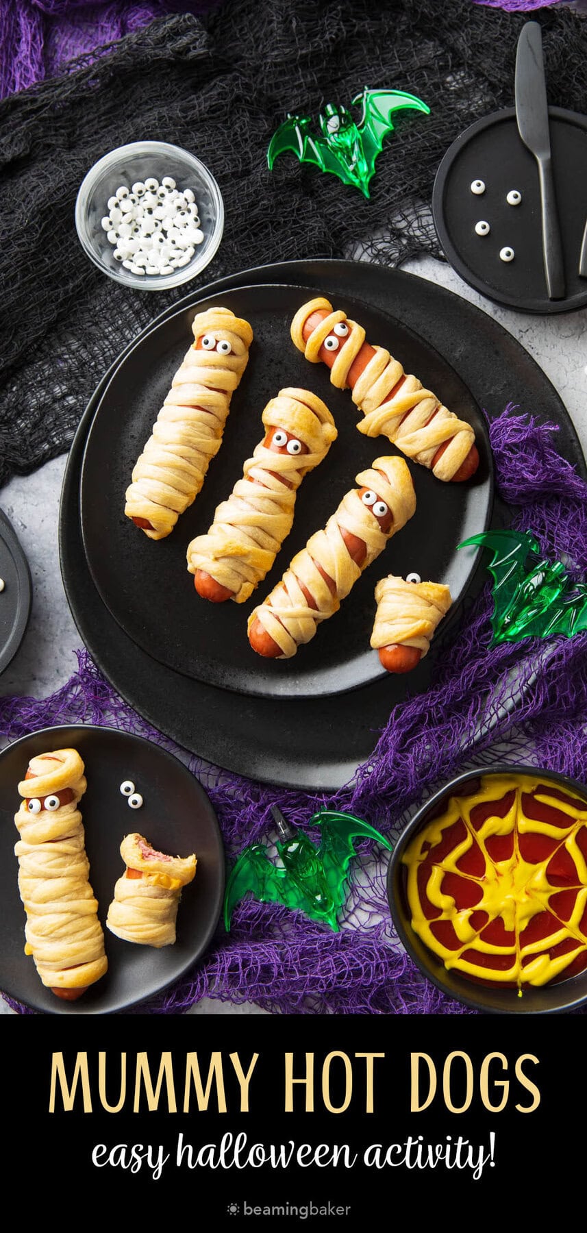 Crescent Mummy Dogs {4 Ingredient} - Beaming Baker