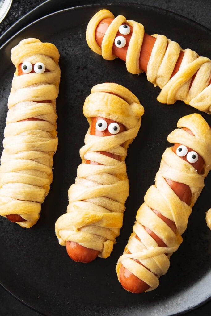 Crescent Mummy Dogs {4 Ingredient} - Beaming Baker