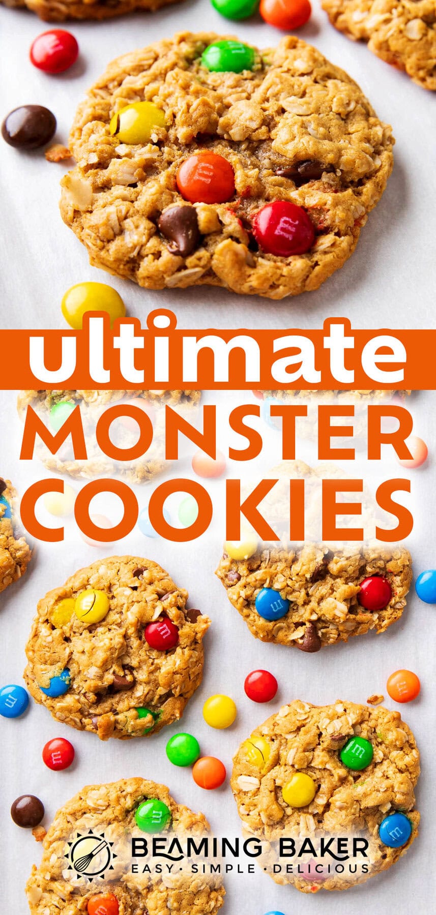 Easy Monster Cookie Recipe - Beaming Baker