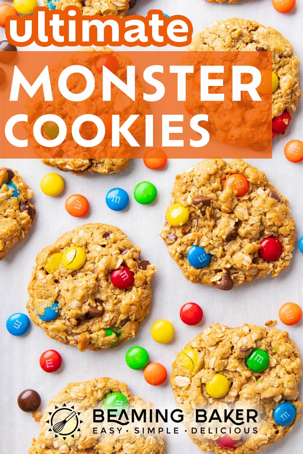 Easy Monster Cookie Recipe - Beaming Baker