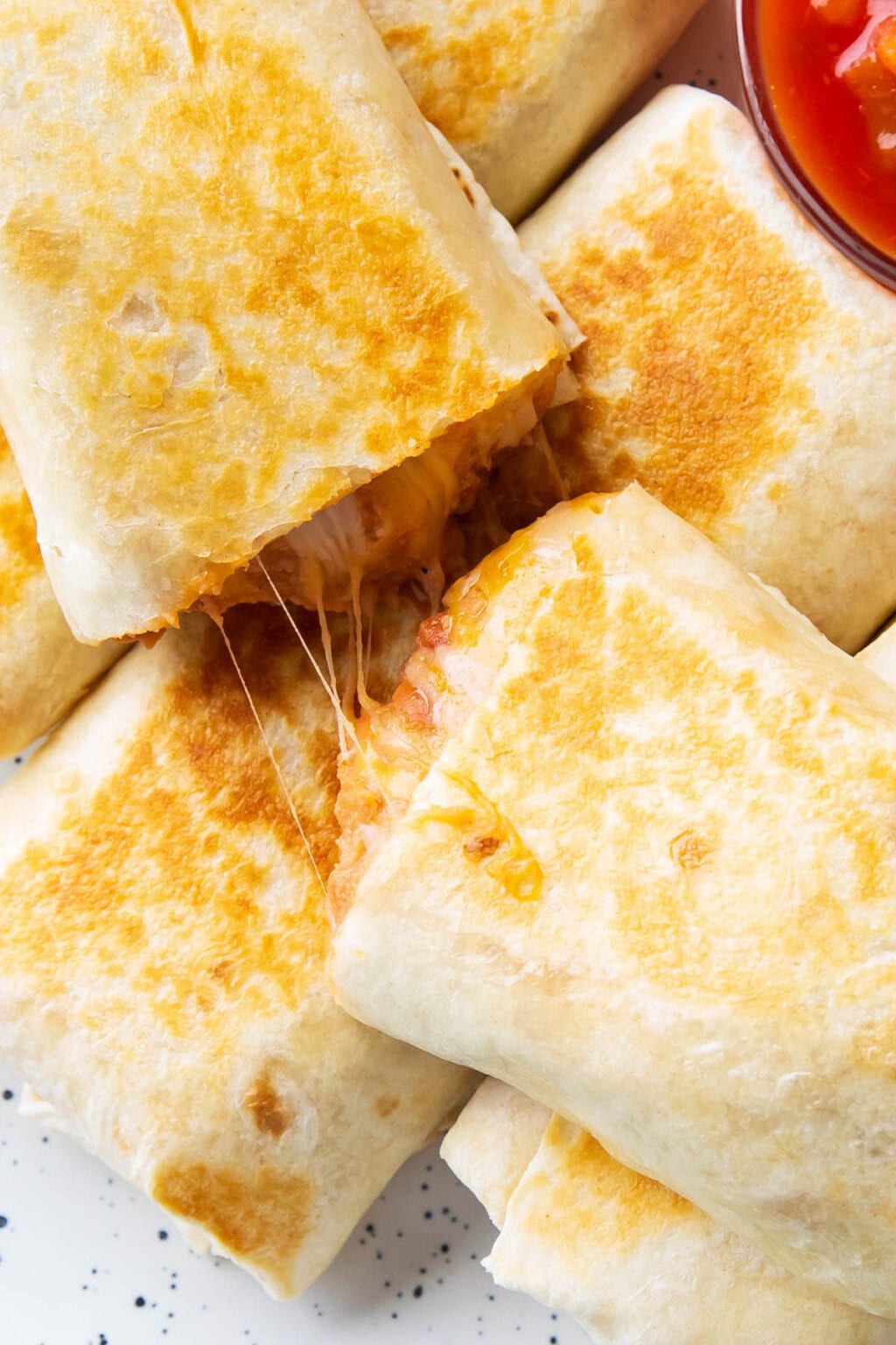 Easy Bean and Cheese Burritos - Beaming Baker