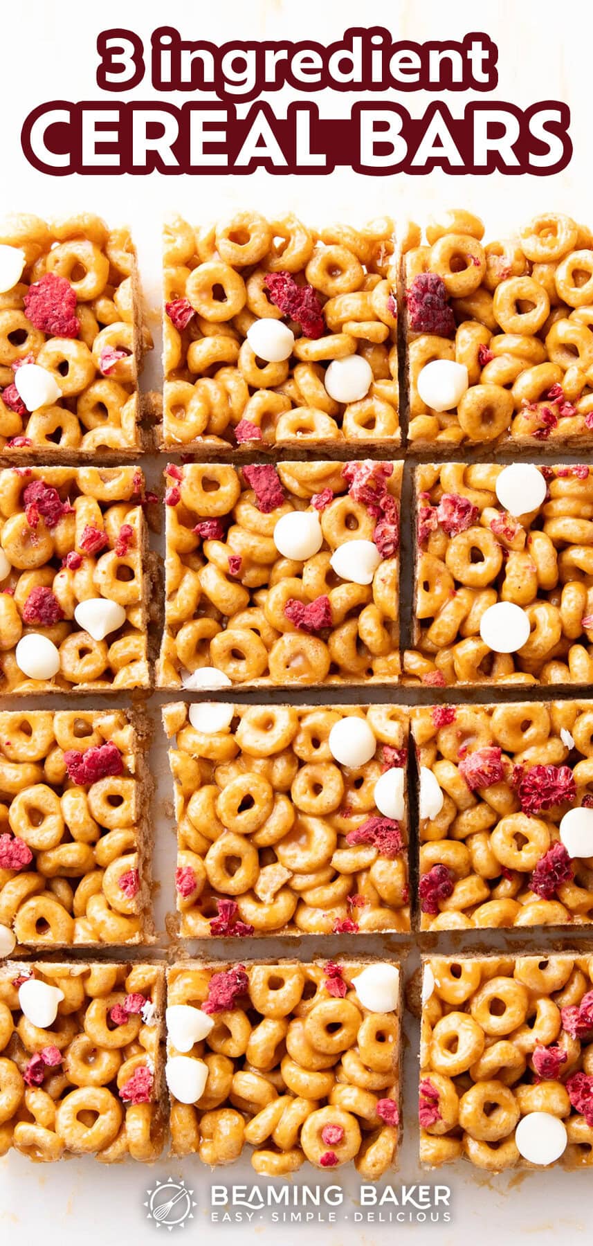Cereal Bars Recipe - Healthy & Easy! - Beaming Baker