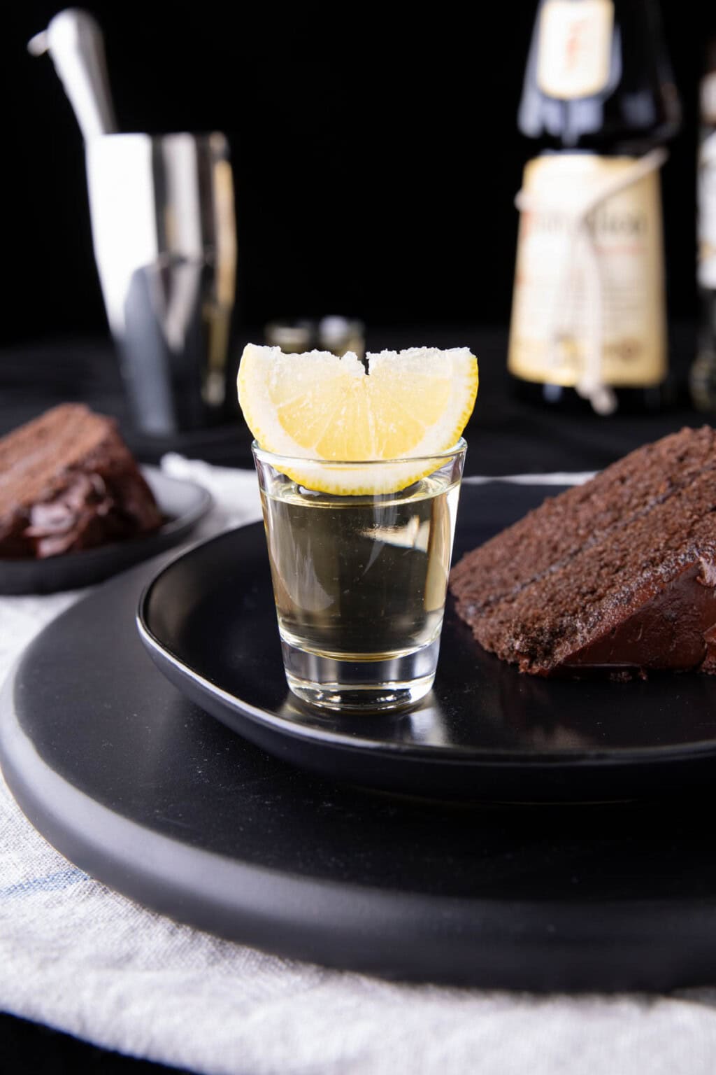 Chocolate Cake Shot - Beaming Baker