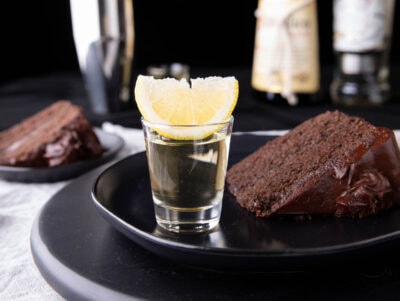 Chocolate Cake Shot - Beaming Baker